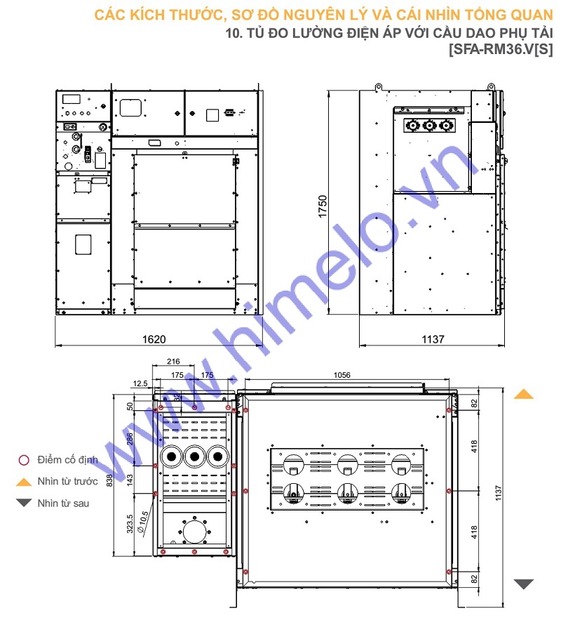 Tủ trung thế RMU 40.5kV SFA-RM36.VS